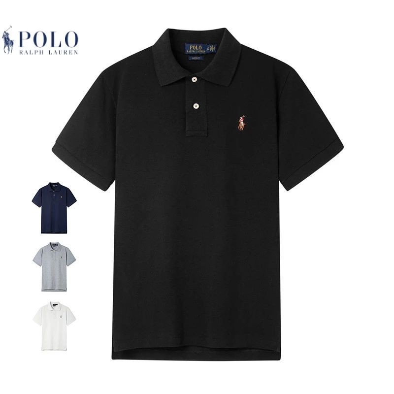 Polo Ralph Lauren Ve Áo POLO Nam Plus Size Mùa Hè Cotton Cao Cấp Công ...