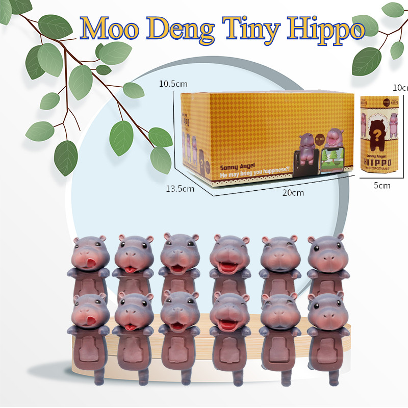 Nhân Vật Hành Động Moo Deng Tiny Hippo Hippers Điện Thoại Moo Deng ...