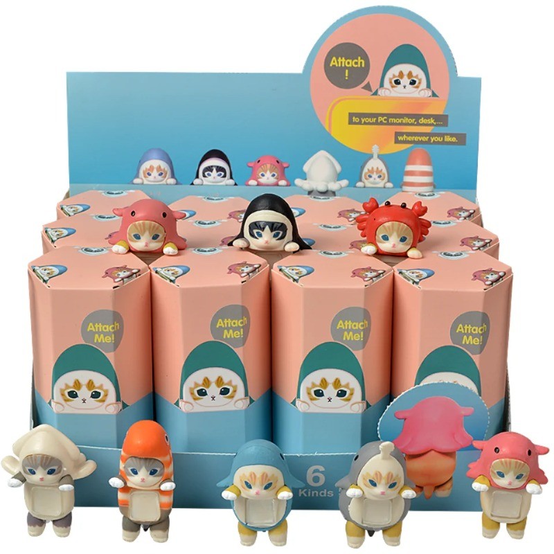 Mofusand Hippers Series Trang Trí Mini Hình Mướp Mèo Mù Hộp Hippers ...