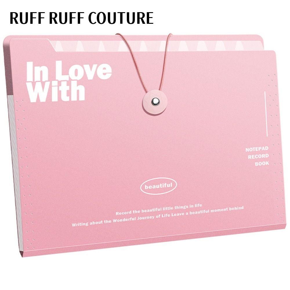 RUFF RUFF COUTURE Thư mục tập tin A4, Túi đựng giấy kiểm tra chống thấm ...