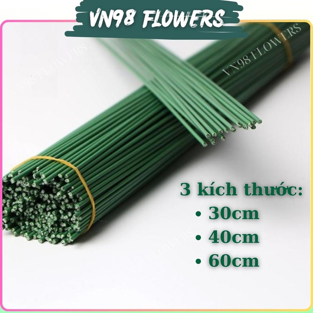 Sét 10 Que Kẽm Cành Cắm Hoa Sáp, 10 Que Kẽm 40CM Cắp Hoa, Que Cắm Hoa ...