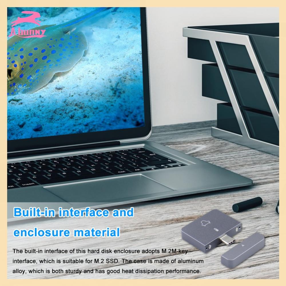 [Abunny.vn] M.2 NVMe 2230 Vỏ SSD Bộ chuyển đổi USB C 10Gbps USB3.2 Gen2 ...
