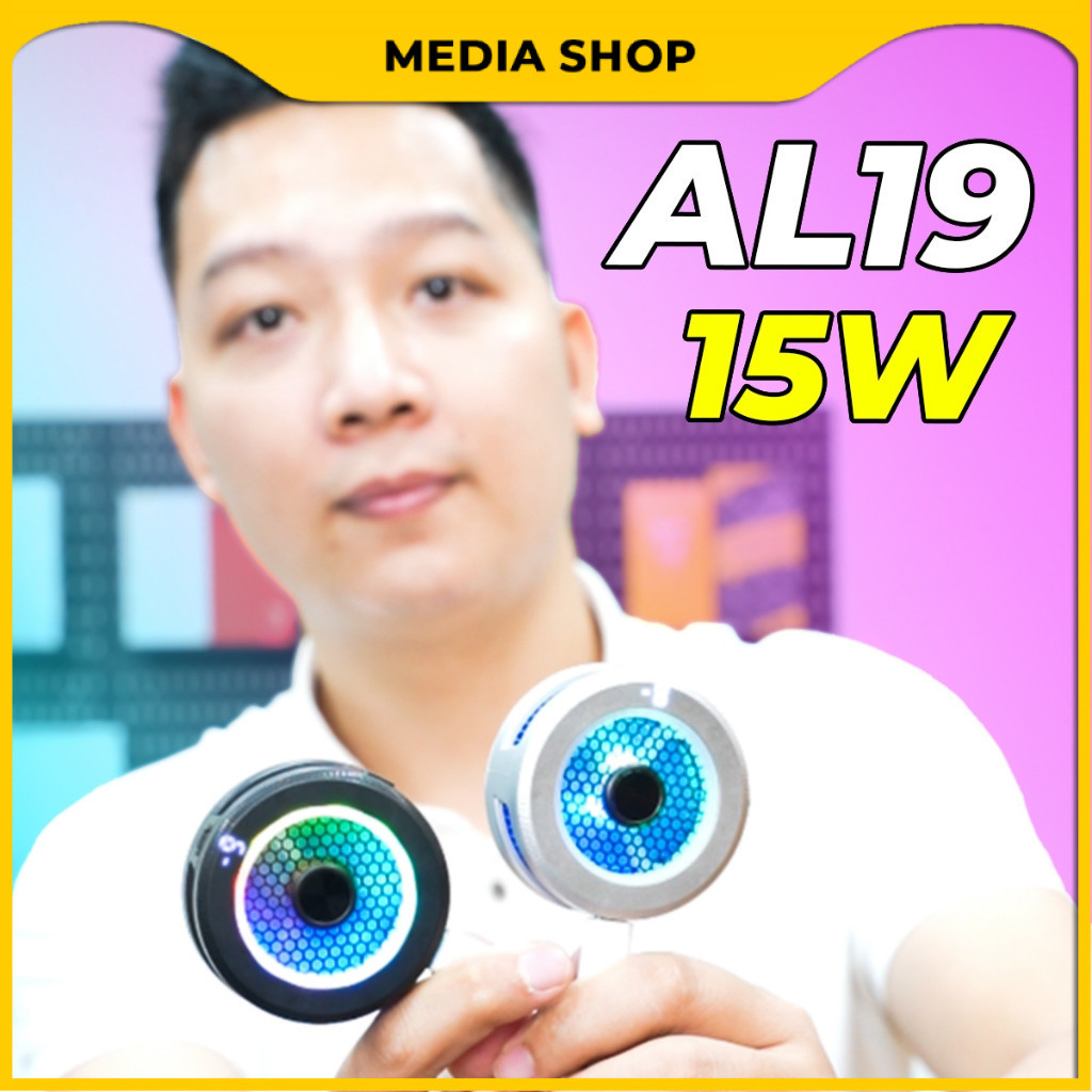 Quạt tản nhiệt điện thoại sò lạnh từ tính AL19 làm lạnh đóng băng màn hình hiển thị nhiệt độ led ...