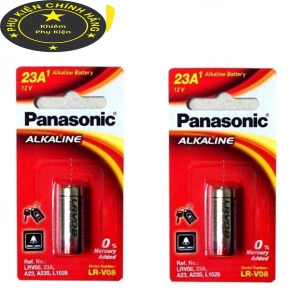 2 viên pin A23 panasonic 12V, pin cửa cuốn A23 | Shopee Việt Nam