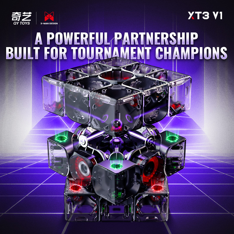 Qiyi XT3 V1 3x3 Từ Lập Phương Chuyên Nghiệp XT3 V1 Pioneer UV MagLev ...