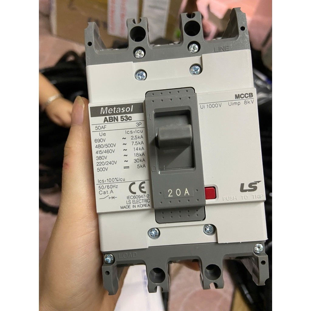 APTOMAT, ÁT KHỐI 3 PHA MCCB ABN từ 20a đến 100a ( HÀNG LS TÀU) | Shopee Việt Nam