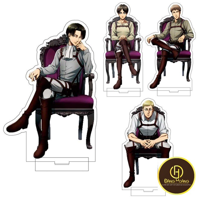 Mô hình Standee Attack on Titan Erwin Smith Levi·Ackerman Eren Jaeger ...
