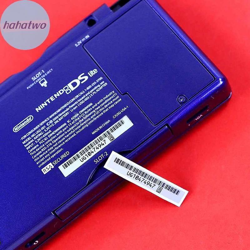 Ha 20 Chiếc Cho NDSL Mã Vạch Số Nối Tiếp Miếng Dán Sau Nhãn Mã Vạch Cho 3DS 3DSXL MỚI 3DS XL LL ...