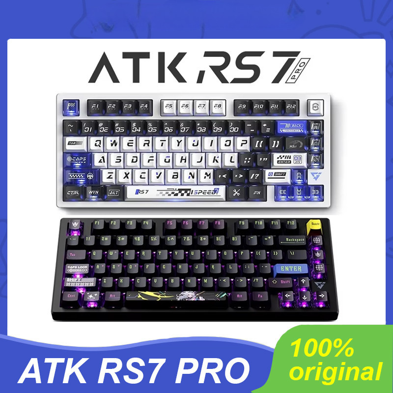 Vgn Atk Rs7 Bàn phím cơ học Hợp kim nhôm Công tắc từ tính 75% 8000Hz Miếng đệm có dây Tùy chỉnh ...