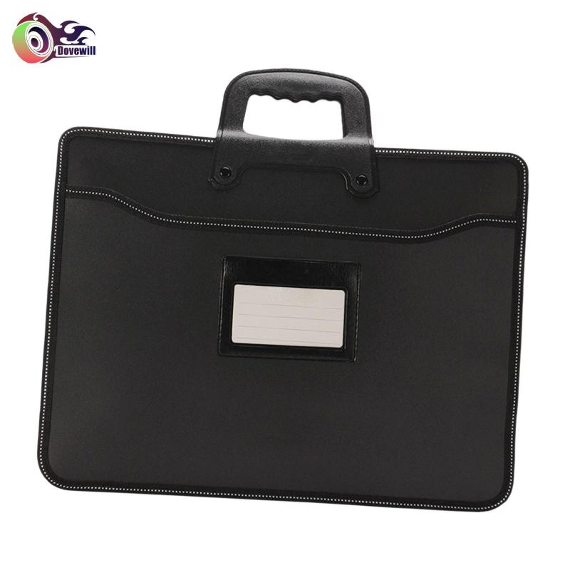 Business Briefcase File Carrying Stitching Office Home Travel Portable ...
