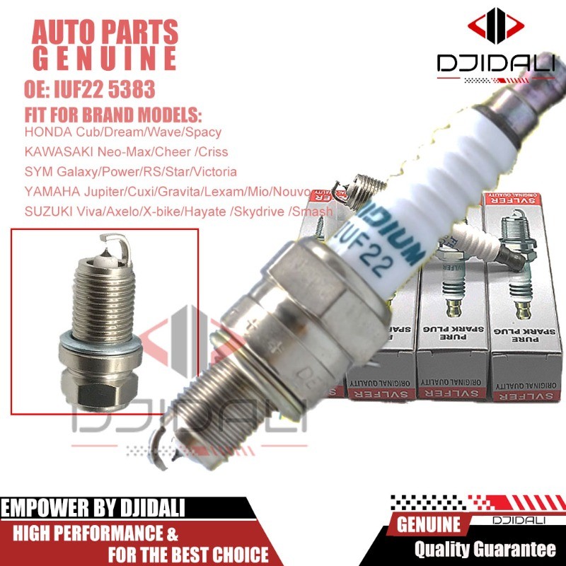 Bugi DENSO Iridium bugi Xe Máy Chân Ngắn IUF22 Cho HONDA YAMAHA Và Xe ...