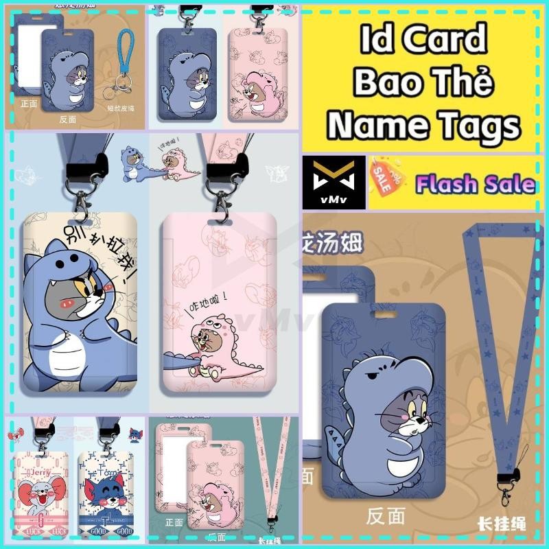 vMv Card Holder Túi Đựng Thẻ Dây Đeo Bảng Tên Móc Khóa Đựng Thẻ Tên Phù ...