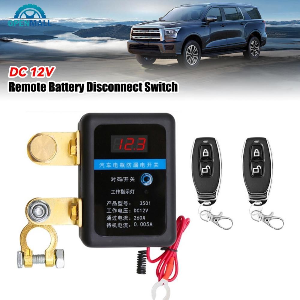 Openmall DC 12V Pin Từ Xa 260A Tự Động Tắt Nguồn Công Tắc Ngắt Kết Nối ...