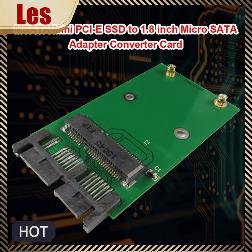 MSATA Mini PCI Express SSD sang thẻ chuyển đổi Micro SATA 1,8 inch ...