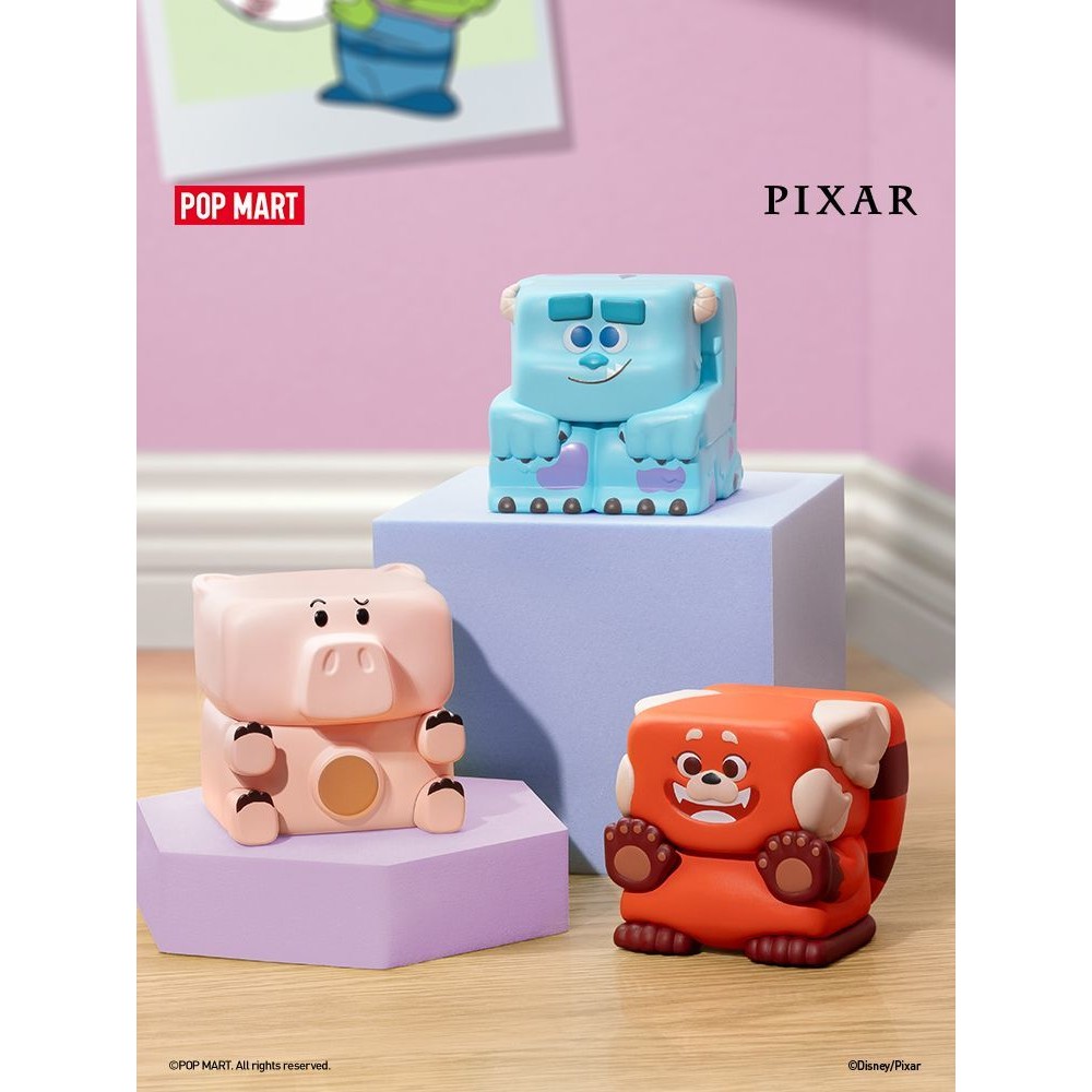 P POPMART POPMART Disney / Pixar POP CUBE-3 Hộp bí ẩn hình gấu dâu ba ...