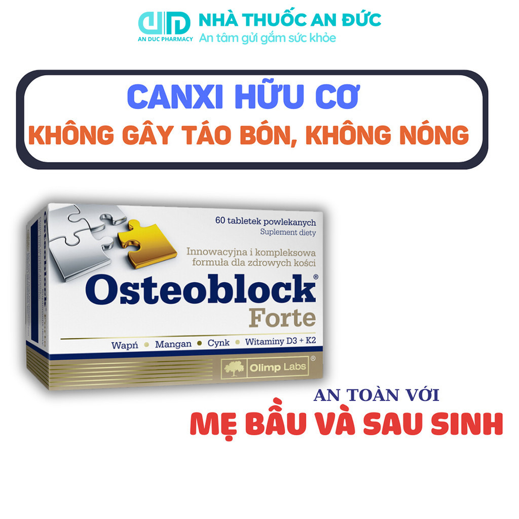 Osteoblock Forte - Canxi Bầu, Bổ Sung Canxi, Phát Triển Xương Răng ...
