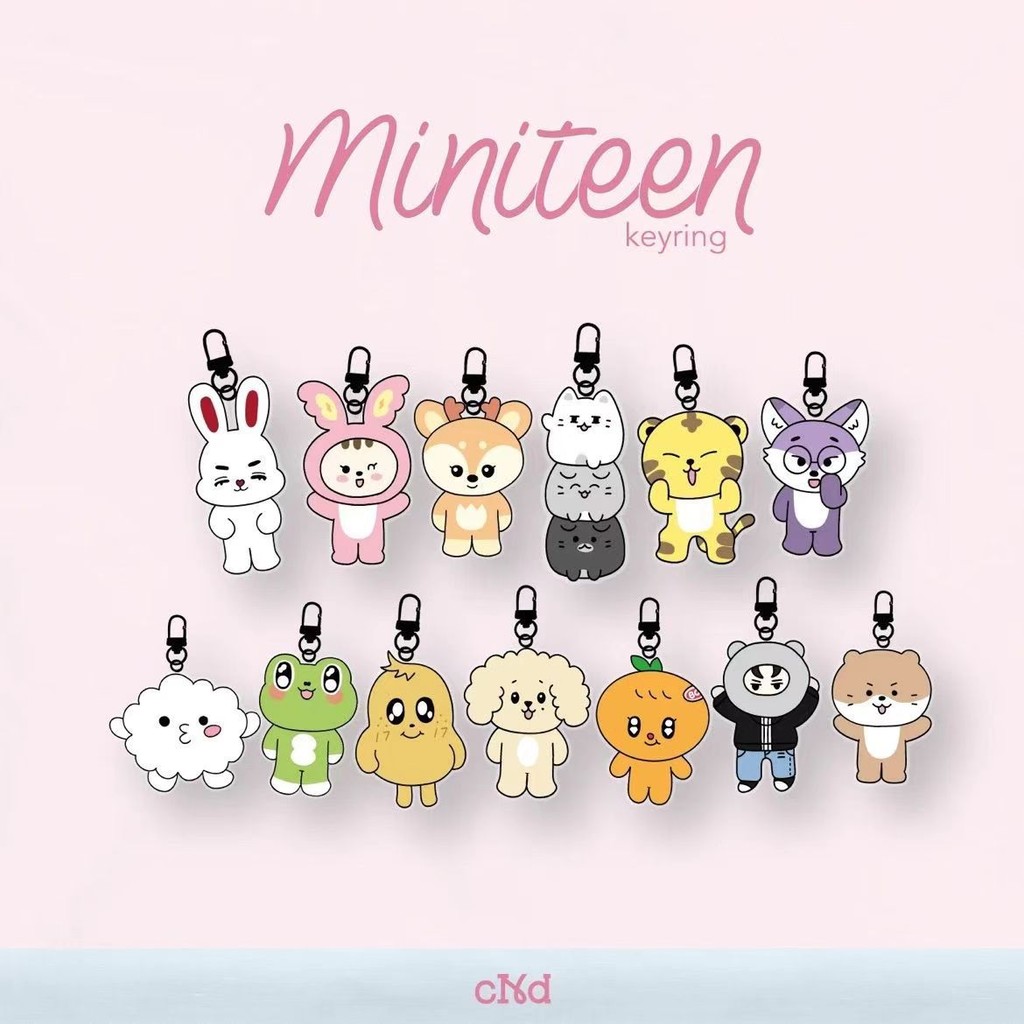Kpop Idol Seventeen Acrylic Móc Khóa Miniteen Hoạt Hình Dễ Thương ...