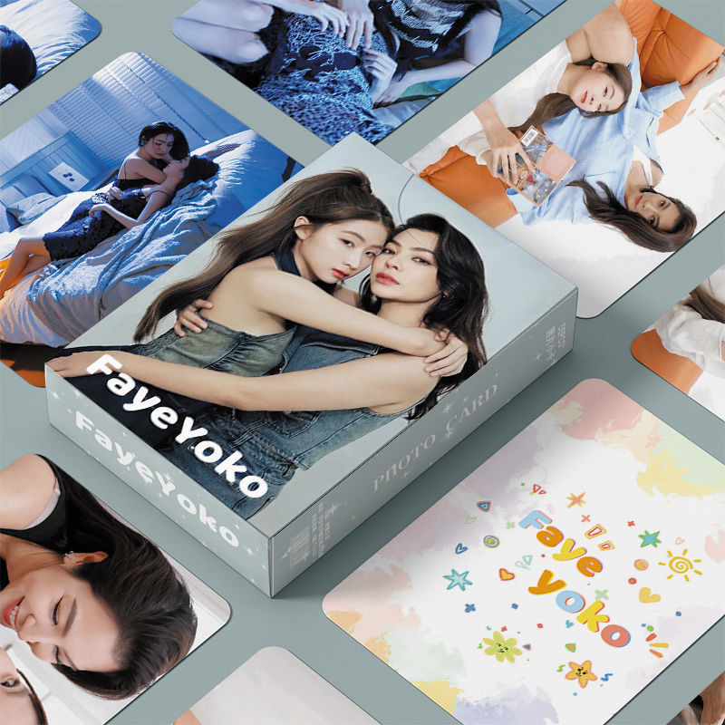 30-55 chiếc BUS Boun prem lovesick 2024 Photocards faye yoko lingorm Laser Hologram Lomo Card ...