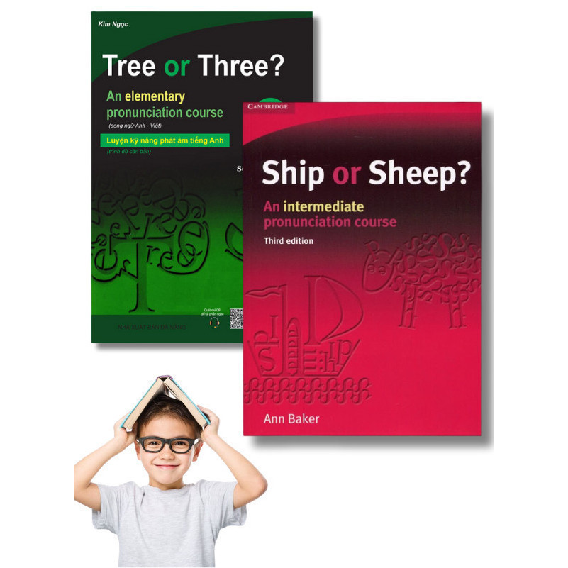Sách - Combo Ship or Sheep, Tree or Three - Lẻ, bộ 2 cuốn (Bản đẹp, kèm audio) | Shopee Việt Nam