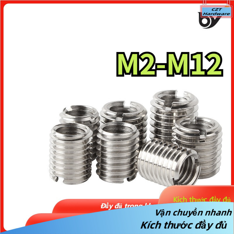 M2-M12 Ren cấy ốc Quy lô cấy chân ren các loại inox 304 nối ren trong ...