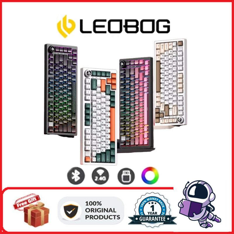 LEOBOG Hi75C Tri-Mode Không Dây Chơi Game Máy Tính Để Bàn Văn Phòng Bộ Bàn Phím Cơ | Shopee Việt Nam