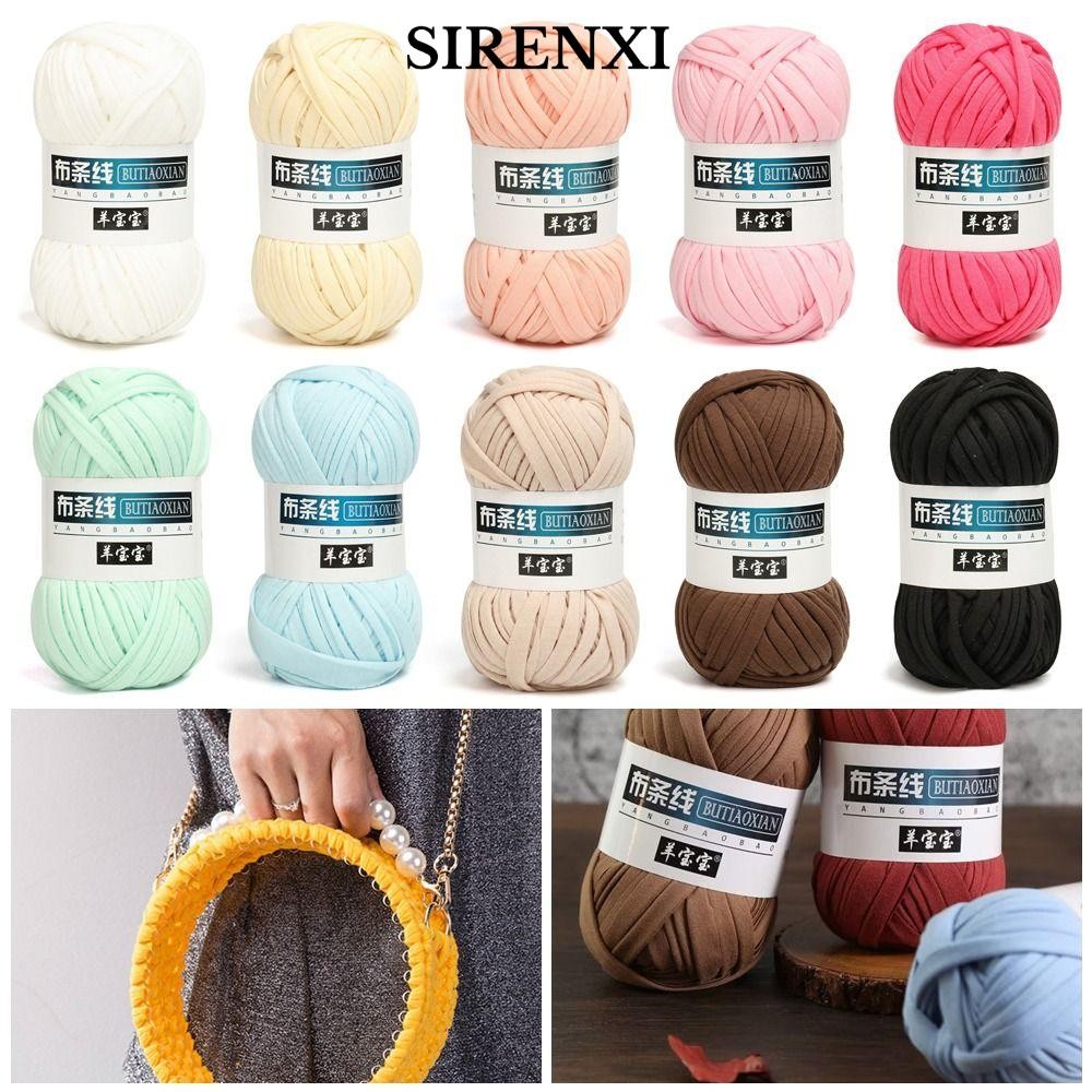 Sợi len SIRENXI, Dệt kim móc Cotton DIY, Khăn bông sữa dày | Shopee ...