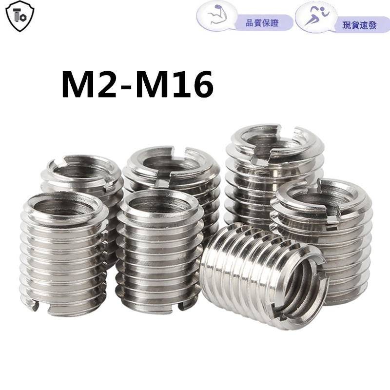 Tay áo ren tự đóng thuế bằng thép không gỉ M2-M16 Vỏ bọc ren có rãnh ...