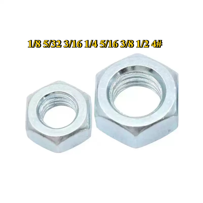 [By-xsp-w] Đai Ốc , Tán Ecu dùng cho bulong 1 / 8 5 / 32 3 / 16 1 / 4 5 ...