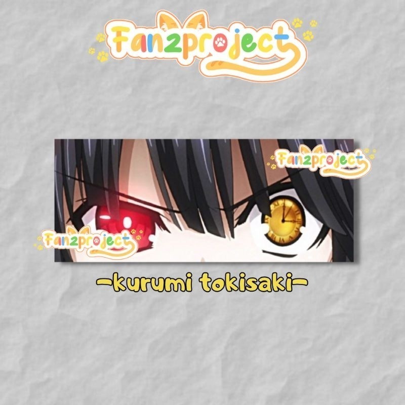 STICKER SLAP ⭐️ KURUMI TOKISAKI- Cán Màng Bảo Vệ - Decal Dán Trang Trí ...