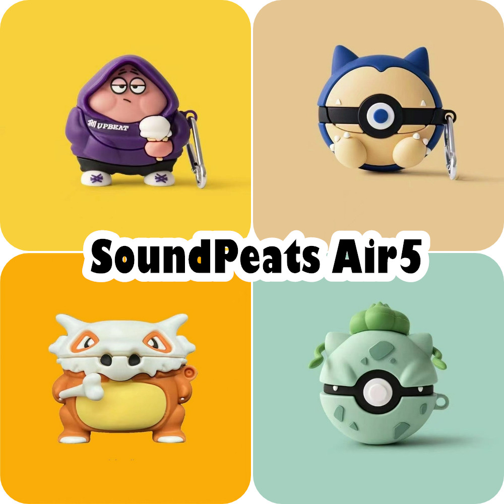 Hàng có sẵn!Cho SoundPeats Air5 ốp tai ng Case phim hoạt hình Buồn cười Vỏ Bảo Vệ Hộp Sạc NO.2 ...