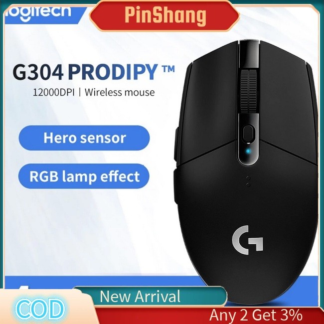 Pinshang G304 Chuột Chơi Game Tốc Độ Nhẹ 12000dpi Usb 2.4g Cảm Biến Anh ...