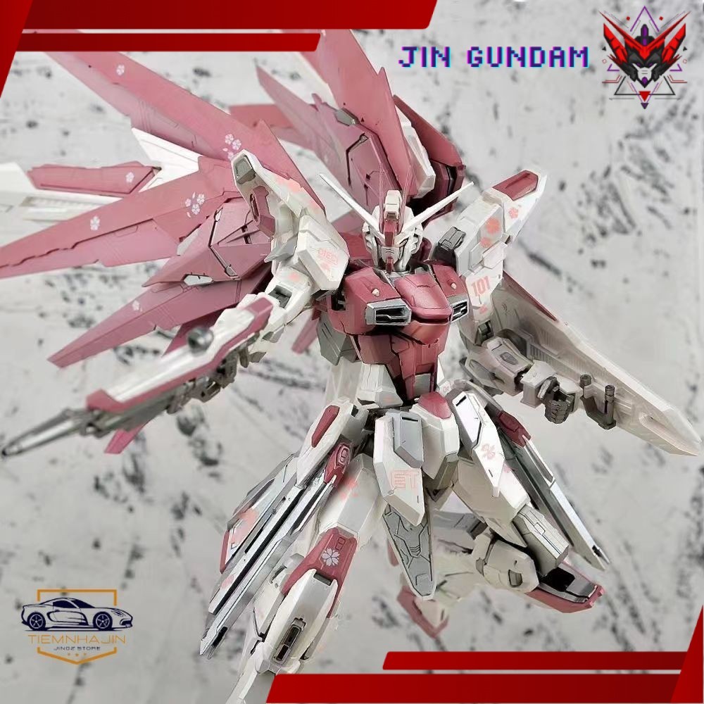 Mô hình lắp ráp Gundam MG Freedom Sakura, 1/100 Gunpla ( Tặng base ...