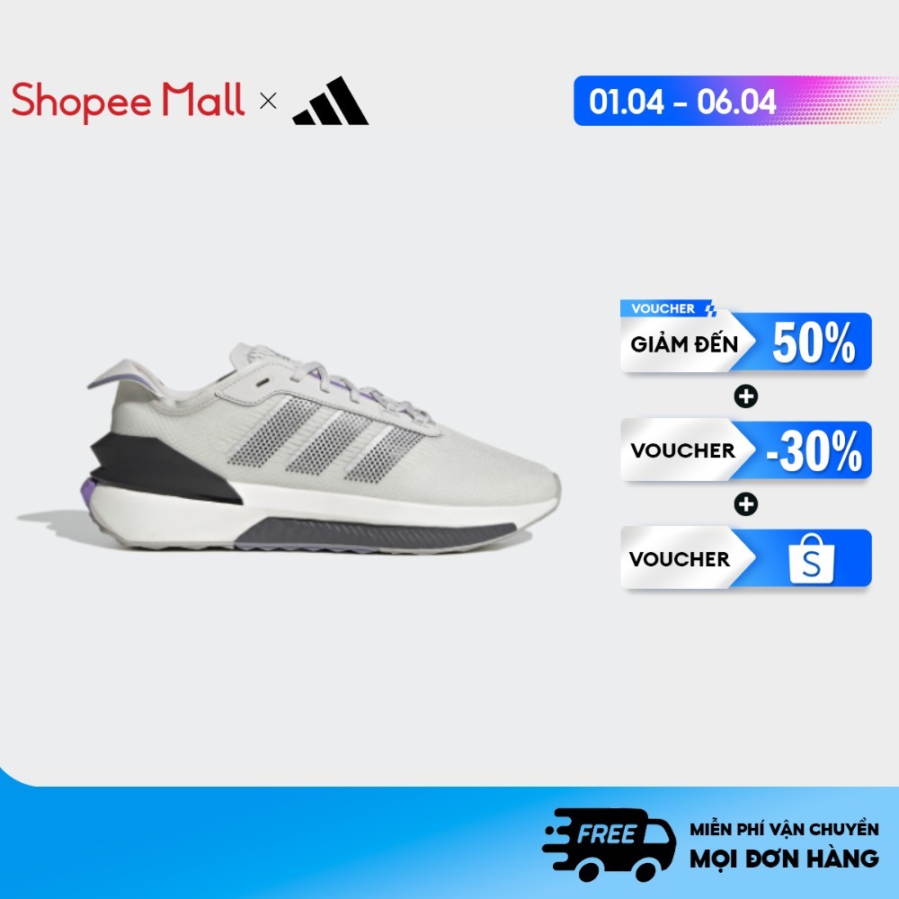 [1-6.4 - VOUCHER 40%]Giày Avryn adidas Unisex Xám ID9422 | Shopee Việt Nam