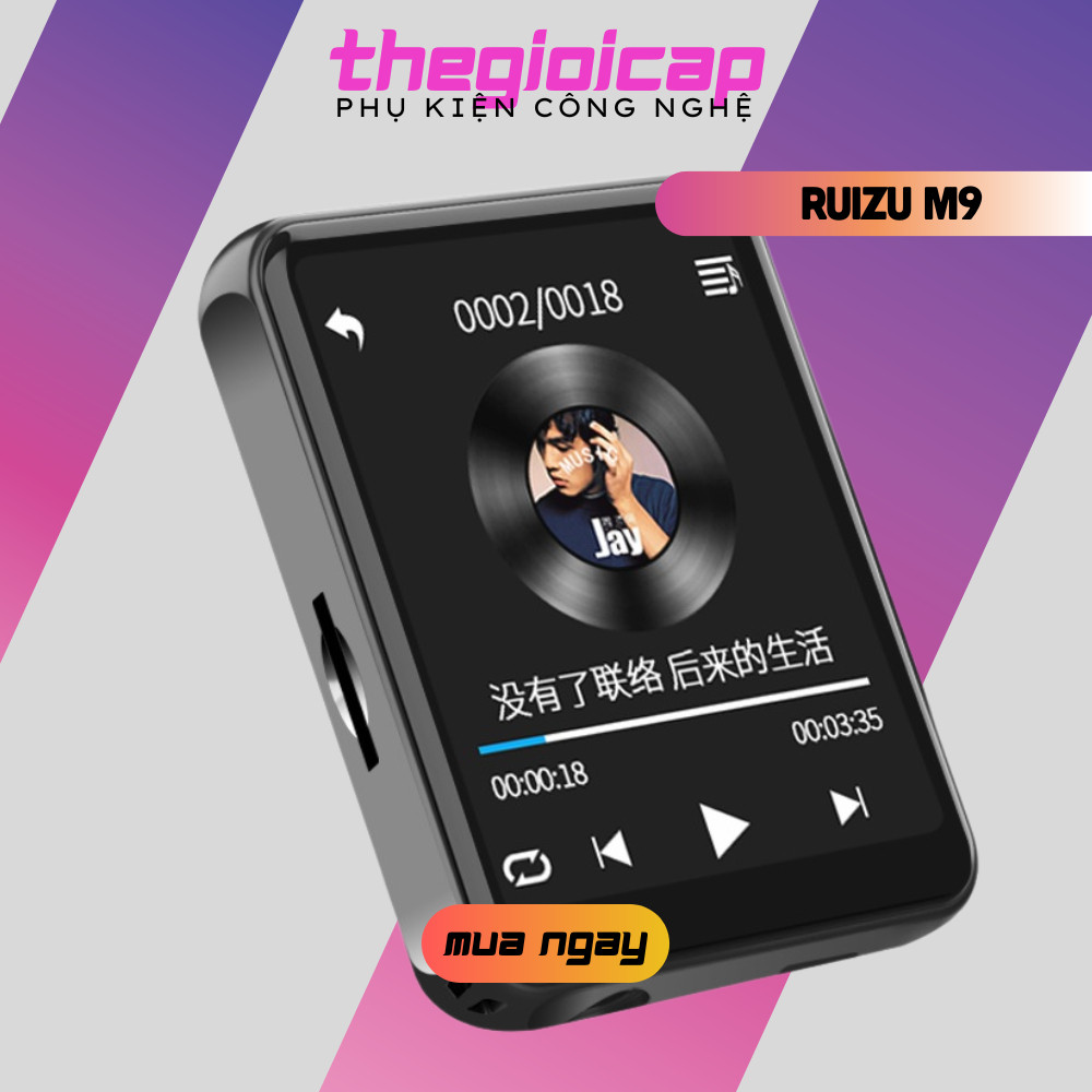 Máy Nghe Nhạc MP3 Bluetooth Ruizu M9 Bộ Nhớ Trong 16GB - Hàng Chính ...