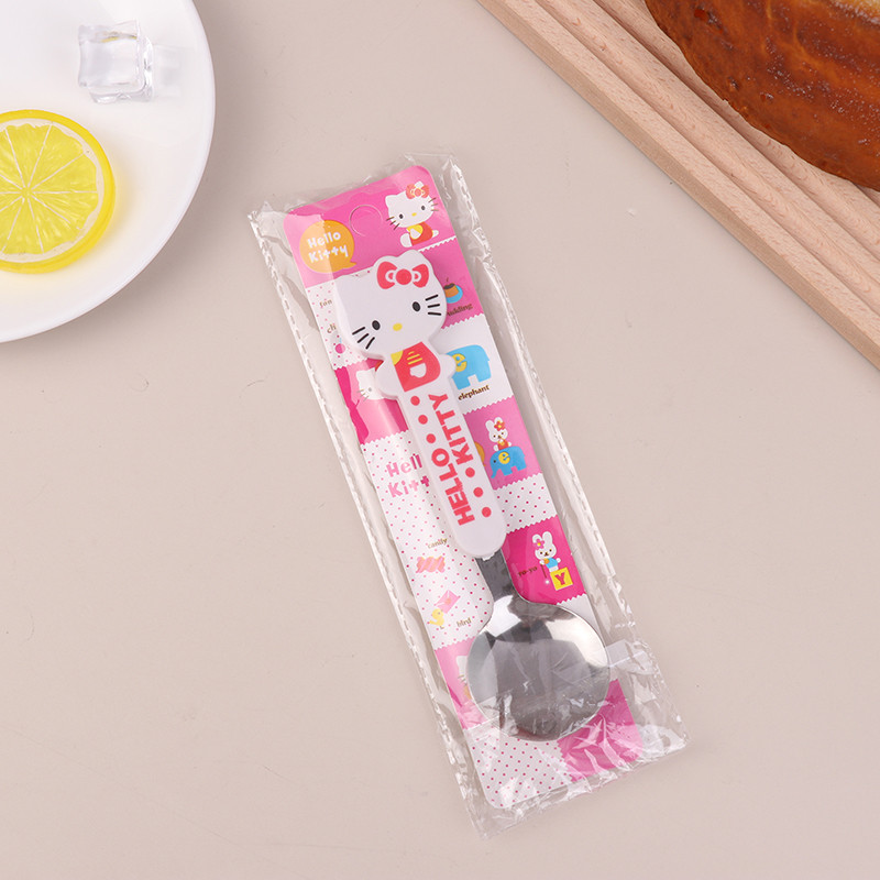 [HEVA]Kawaii Hello Kitty Chops Thìa Nĩa Sanrio KT Cat Bộ đồ ăn bằng ...