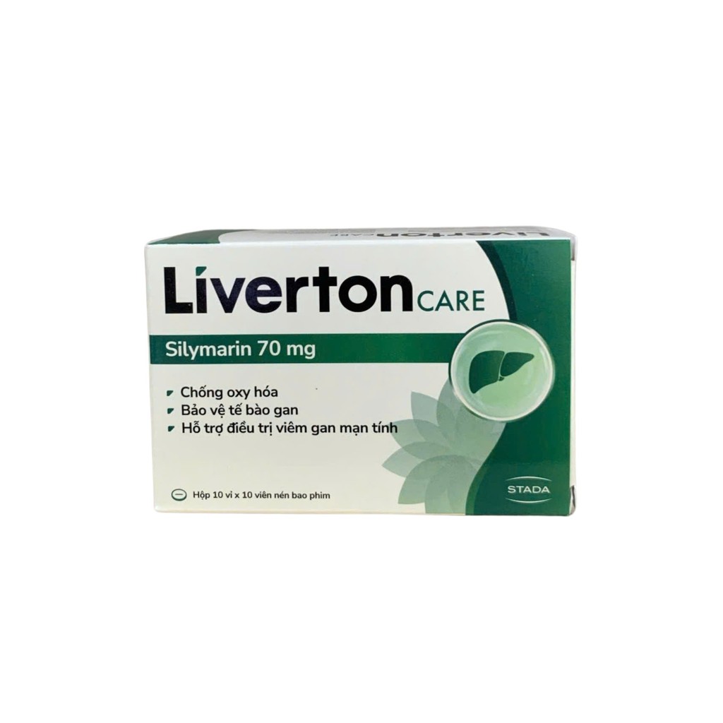 Viên uống hỗ trợ chức năng gan Liverton care 70- hộp 100 viên | Shopee ...