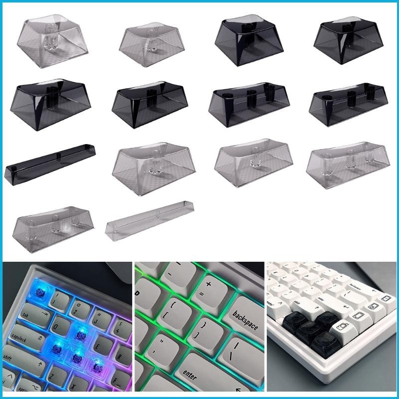 Utake XDA Keycap Trong Suốt Trò Chơi Trống Keycaps Trong Suốt 1 75u Cho ...