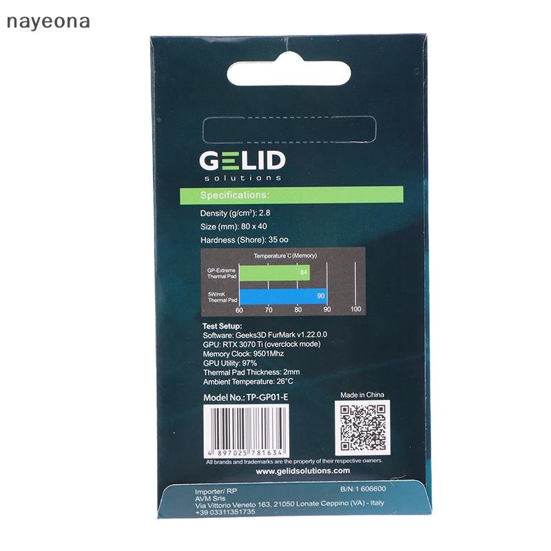 [Hay] Tấm lót nhiệt GP-Ultimate 15W / MK đa kích thước CPU / GPU Đồ họa Bo mạch chủ Tấm nhiệt ...