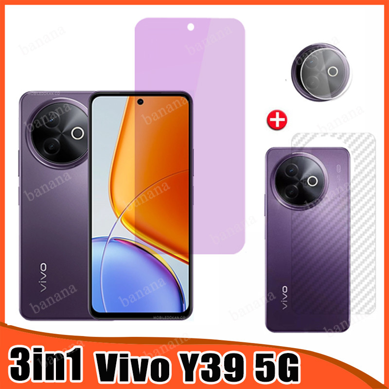 Kính cường lực chống ánh sáng xanh cho Vivo Y39 5G 3in1 Tấm bảo vệ màn ...