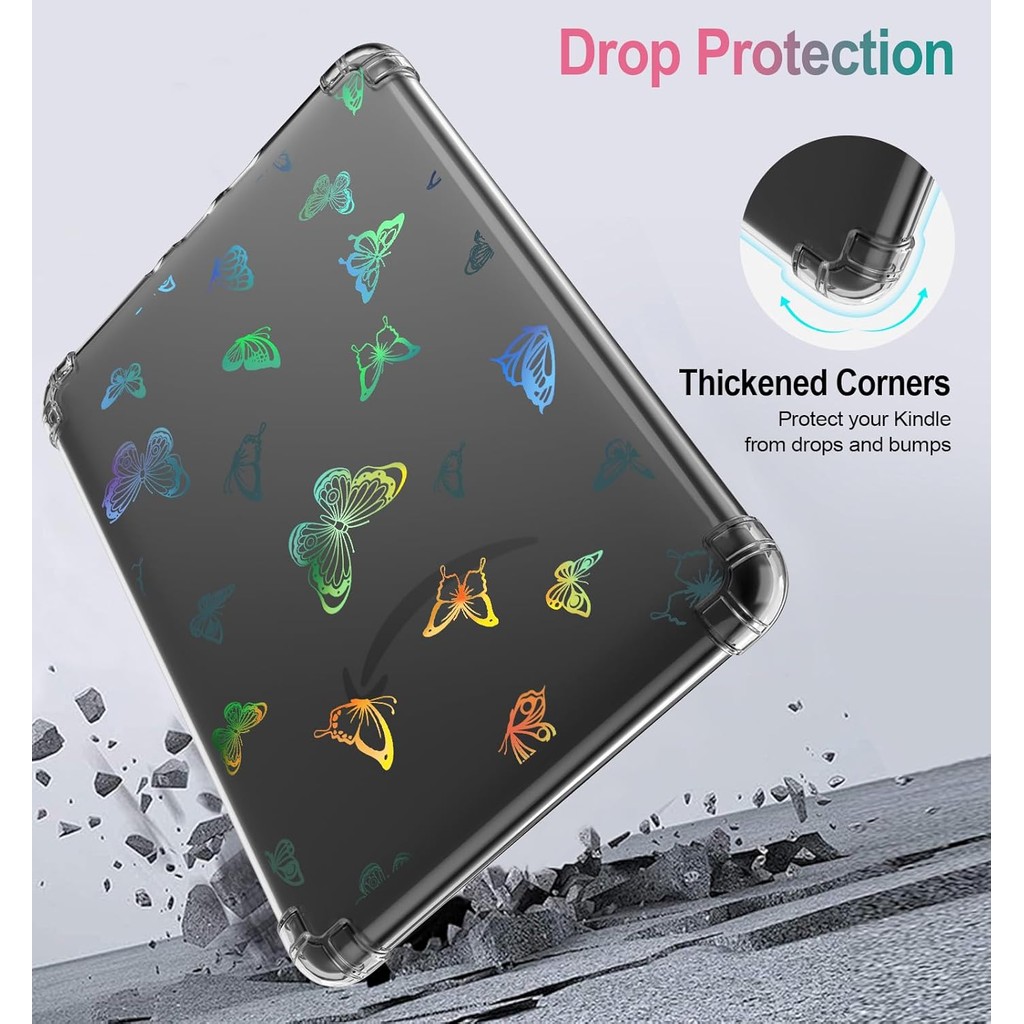 Vỏ bảo vệ TPU trong suốt linh hoạt MoKo Ultra Thin cho Kindle ...