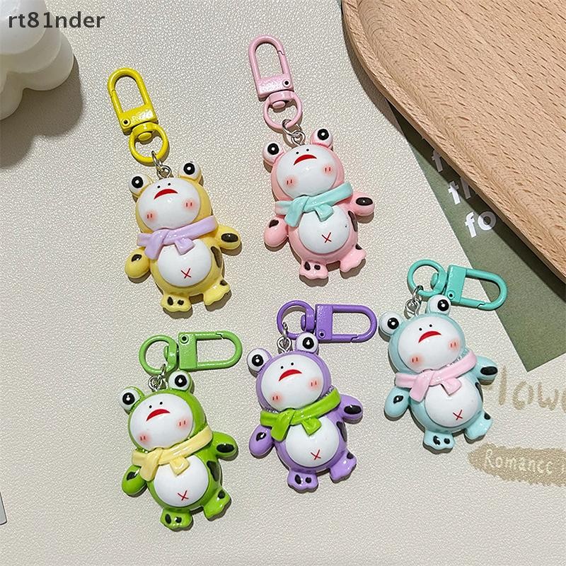 Rt Hoạt Hình Ếch Dễ Thương Móc Khóa Cô Gái Sinh Viên Ngộ nghĩnh Mạng Đỏ ...