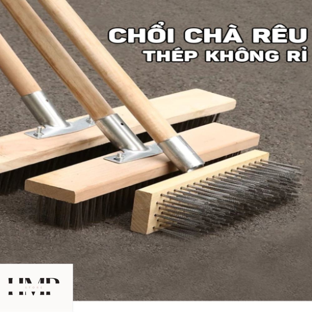 (có sẵn nhiều size )Chổi chà rêu sợi inox 304 không gỉ, chổi sắt chà ...