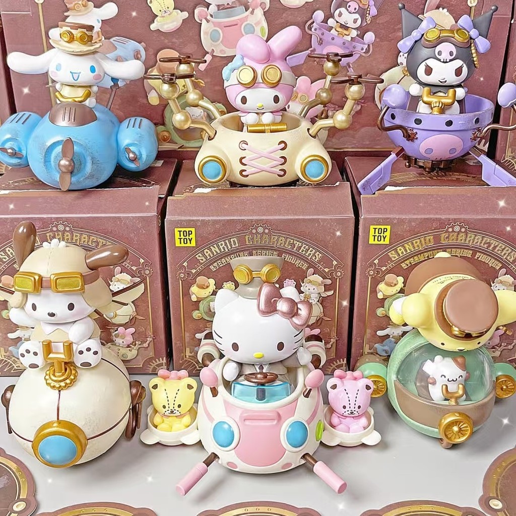 Sanrio Steampunk Series Hộp bí ẩn Hình Kuromi Hello Kitty Đồ trang trí ...