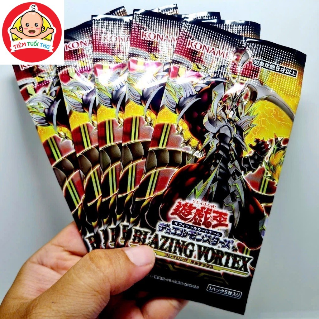 [MUA 1 TẶNG 3] Túi thẻ bài yugioh chính hãng [BLVO Blazing Vortex] - KONAMI - Nguyên seal ...