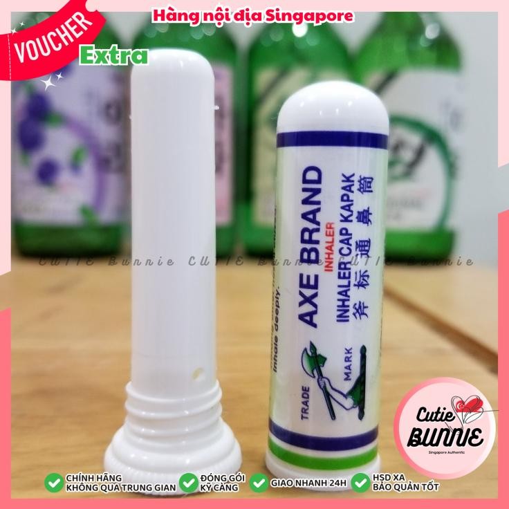 [Singapore] Ống HÍT THÔNG MŨI hiệu CÂY BÚA / Nasal Inhaler Axe Brand ...