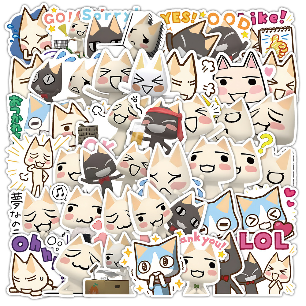 Bộ 50 Hoạt Hình Dễ Thương Inoue Toro Graffiti Dán Cho Xe Đạp Tay Tài Khoản Bút Chì Đề Can ...