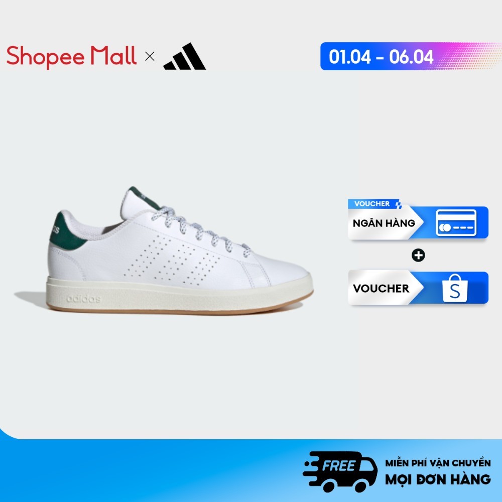 [4.4- VOUCHER 150k]Giày Advantage Base 2.0 adidas Nam trắng JH8620 | Shopee Việt Nam