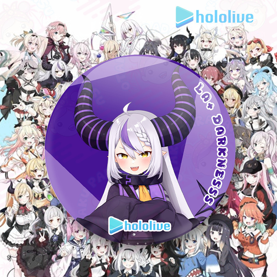 [ PIN ] Hololive HoloX Button Pins / Badge - Size To 58mm - Ghim Anime ...