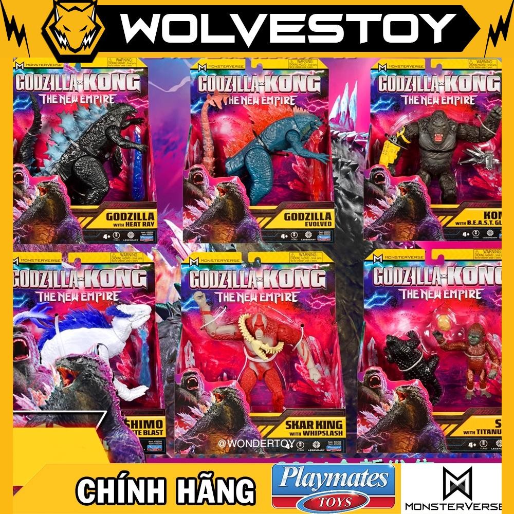 Mô Hình Chính Hãng Playmates Toys Godzilla x Kong, Shimo, Skar King ...