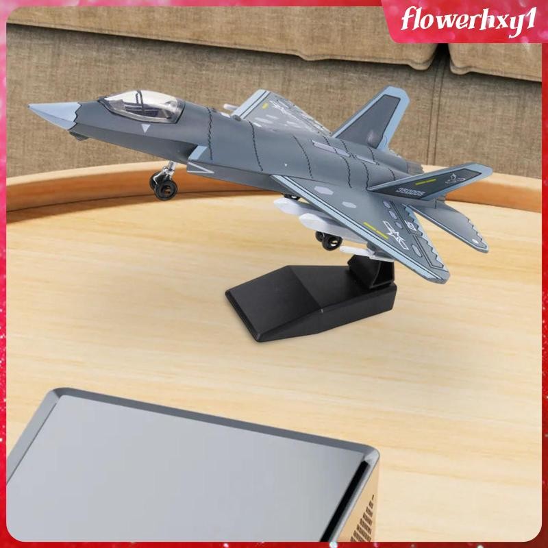 DIY J35 Fighter Jet Airplane Khối lắp ráp Mô hình giáo dục Nhẹ với Đế ...